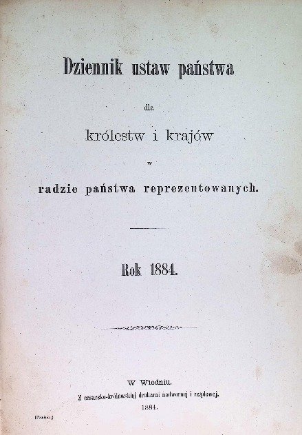 Dziennik ustaw państwa, 1884 r. - Opracowanie zbiorowe | Książka w Empik