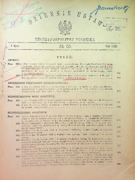 Dziennik ustaw Rzeczypospolitej Polskiej 1925 r. - Opracowanie zbiorowe | Książka w Empik
