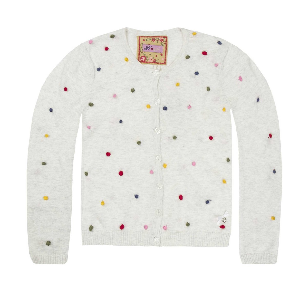 Dziewczęcy sweter rozpinany biały Kanz - Kanz | Sklep EMPIK.COM