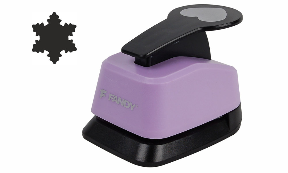 Dziurkacz ozdobny SCRAPBOOKING; element o wielkości 37mm - ŚNIEŻYNKA ...