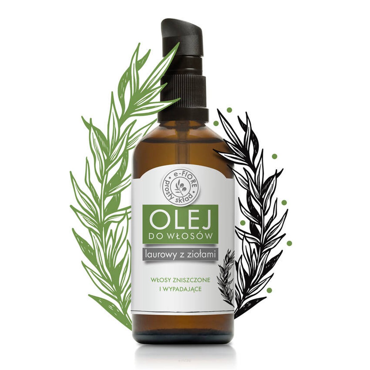E-Fiore, Wcierka do skóry głowy - intensywny porost - Olej Laurowy z Ziołami, 100ml | Sklep ...
