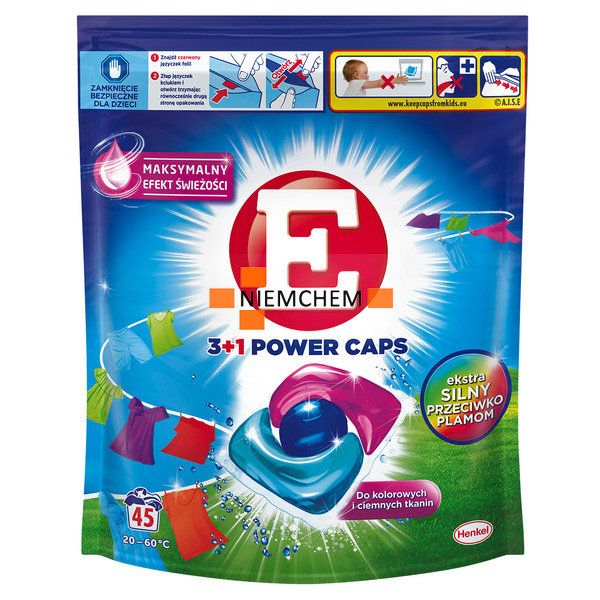 E Kapsułki do Prania Kolorowych i Ciemnych Tkanin 45szt - Henkel | Sklep EMPIK.COM