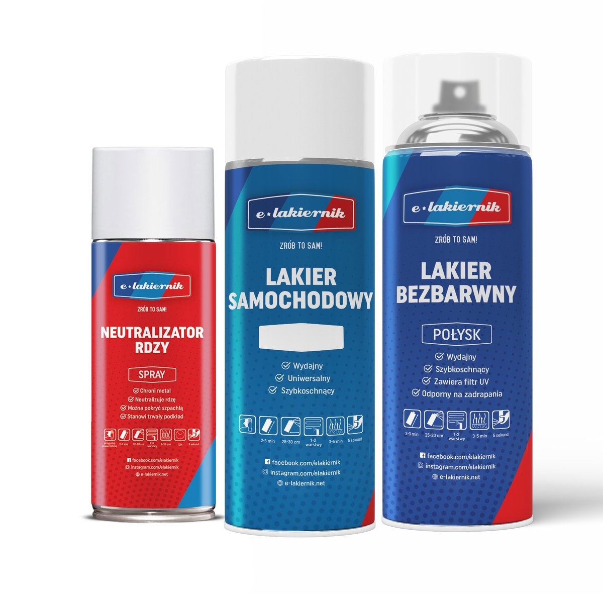 e-lakiernik LAKIER SAMOCHODOWY + DODATKI NA RDZĘ - e-lakiernik | Motoryzacja EMPIK
