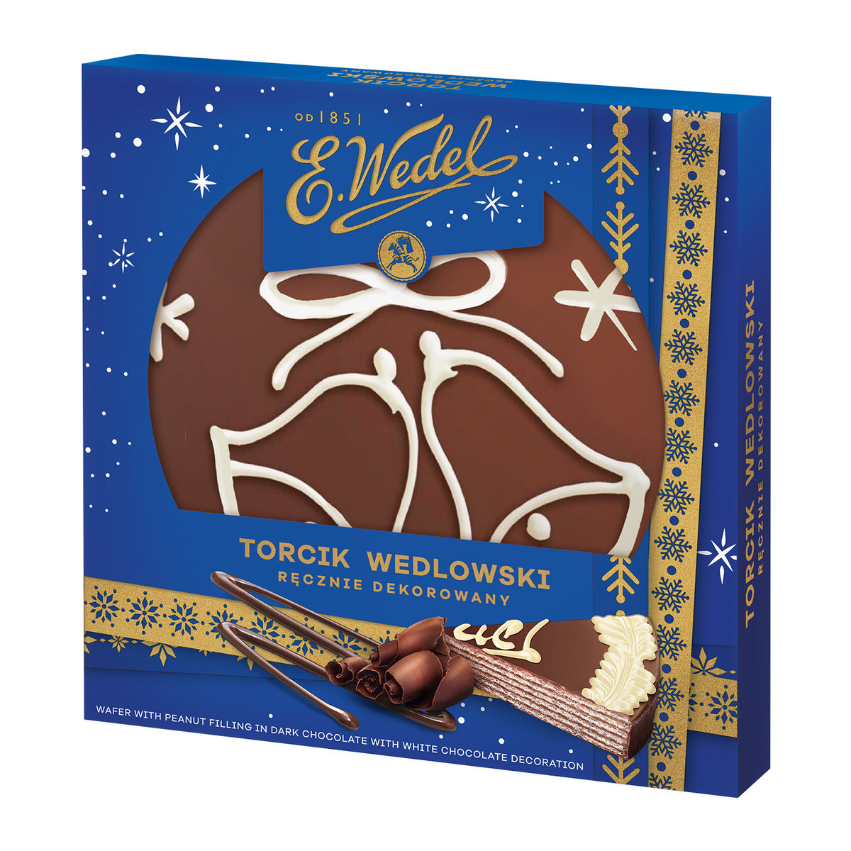 E.Wedel, czekoladowy torcik wedlowski, 250 g - Wedel | Sklep EMPIK.COM