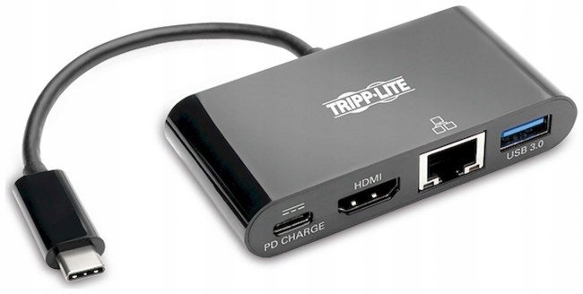 Eaton Tripp Lite USB-C Multiport Adapter - 4K HDMI, USB-A Port, GbE ...
