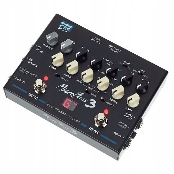 EBS MicroBass 3 - preamp do gitary basowej - Inny producent | Muzyka ...