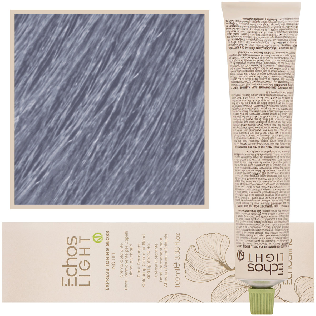 Echosline Echoslight Toner, Toner Koloryzujący Do Włosów Ash, 100ml ...