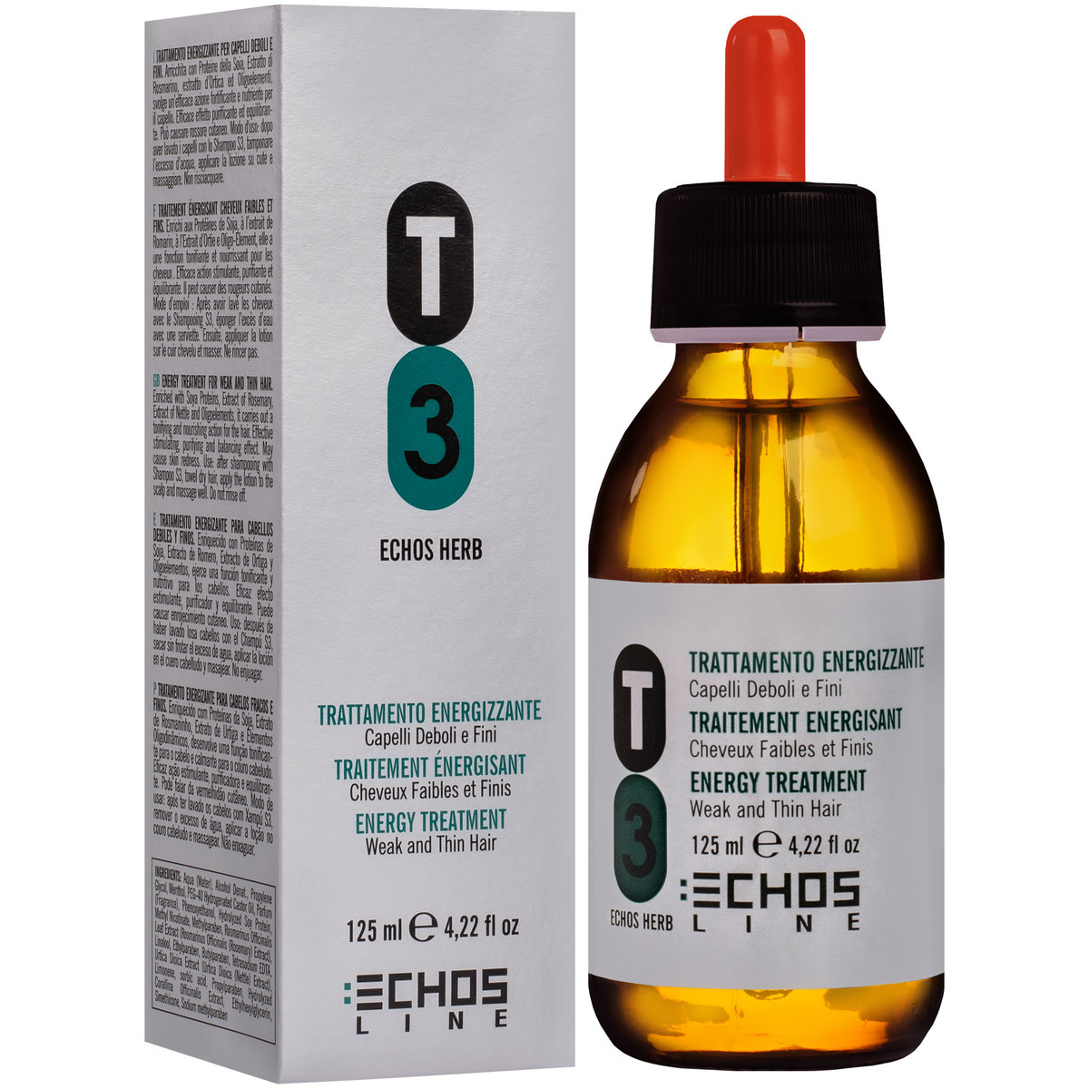 Echosline T3 Energy Treatment 125ml kuracja w ampułkach przeciwko ...