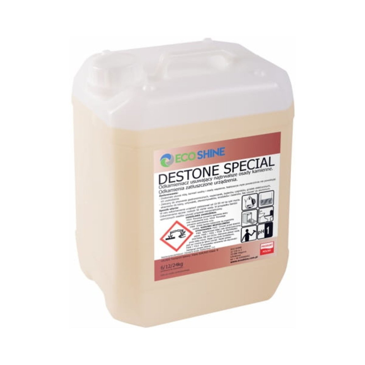 ECO SHINE Destone Special płyn odkamieniący 6kg - Eco Shine | Sklep EMPIK.COM