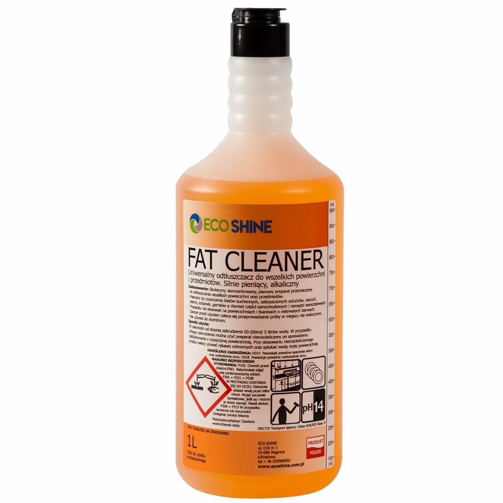 ECO SHINE Odtłuszczacz uniwersalny 1l FAT CLEANER - Eco Shine | Sklep ...