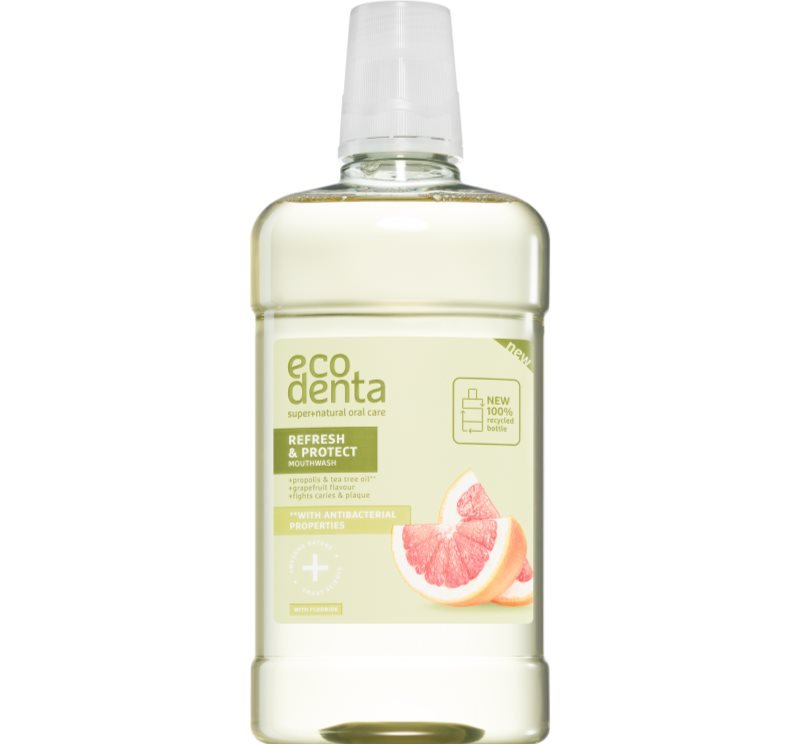 Ecodenta Refresh & Protect Propolis płyn do płukania ust z olejkiem z ...