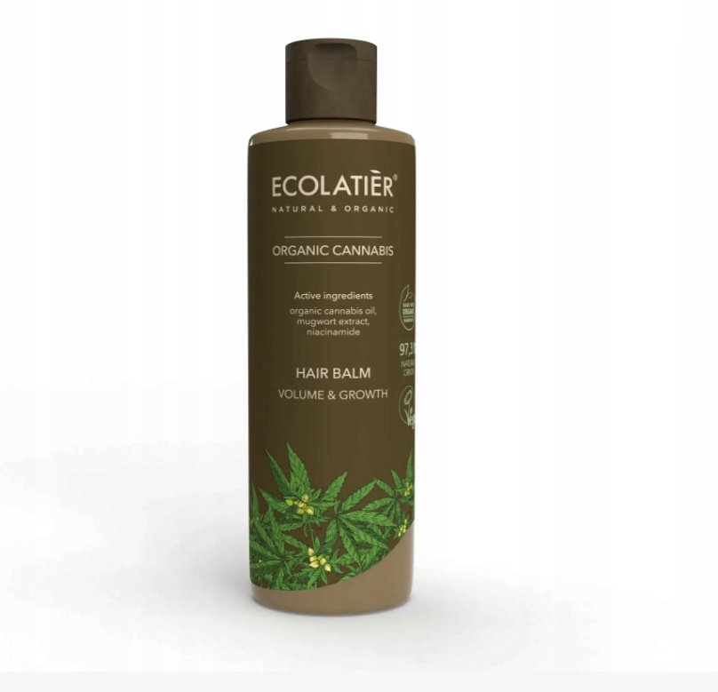 ECOLATIER Balsam do włosów Objętość i wzrost Organiczne konopie, 250ml | Sklep EMPIK.COM
