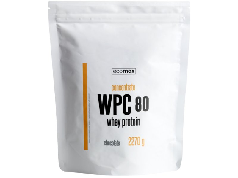 Ecomax, WPC 80 Whey Protein, truskawka, 2270 g - Ecomax | Sport Sklep EMPIK.COM