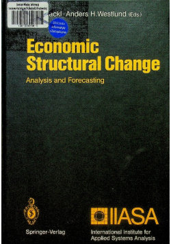 Economic structural change analysis and forecasting - Opracowanie zbiorowe | Książka w Empik