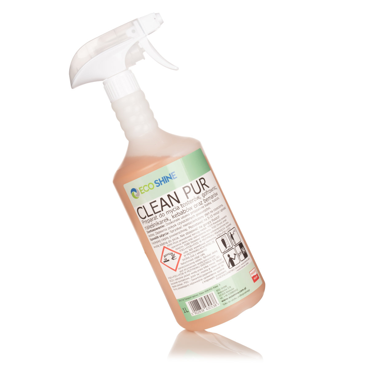 Ecoshine CLEAN PUR 1L - Płyn do mycia naleśnikarek, gofrownic, kebabów ...