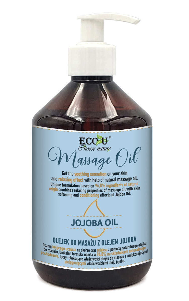 Ecou, Olejek do masażu z olejem jojoba, 500 ml | Sklep EMPIK.COM