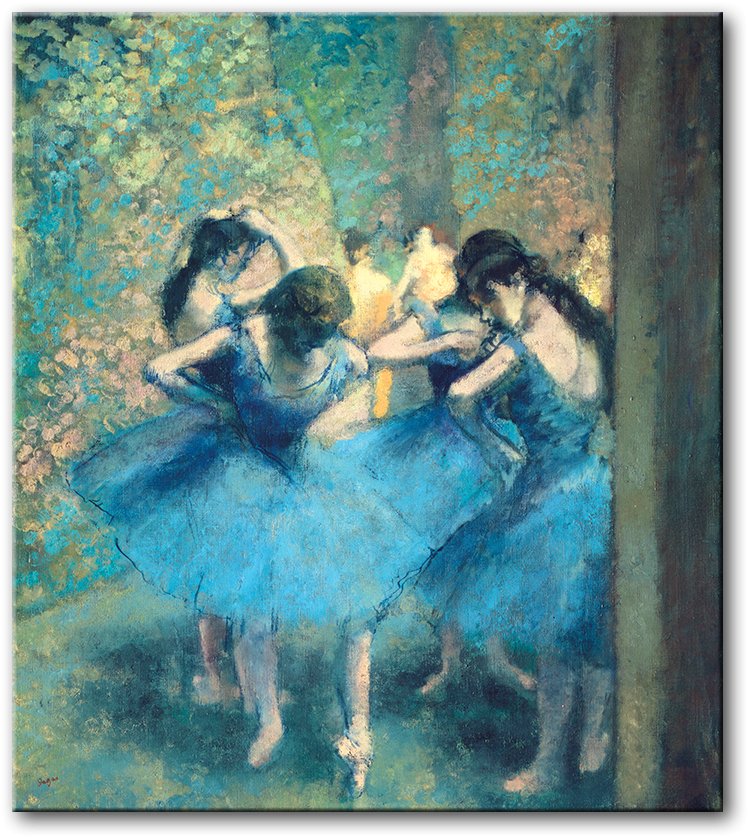 Edgar Degas, Niebieskie tancerki. - PR05752 - PRINTORAMA | Sklep EMPIK.COM