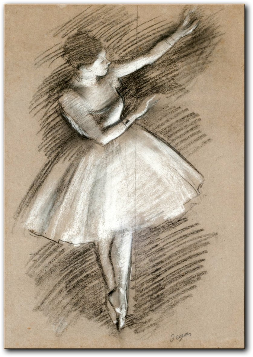 Edgar Degas RYSUNEK TANCERKA - PR03206 - PRINTORAMA | Sklep EMPIK.COM