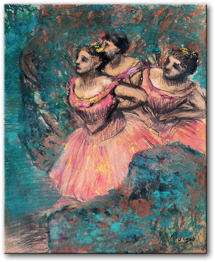Edgar Degas, Trzy baletnice w czerwonych kostiumach. - PR05750 ...