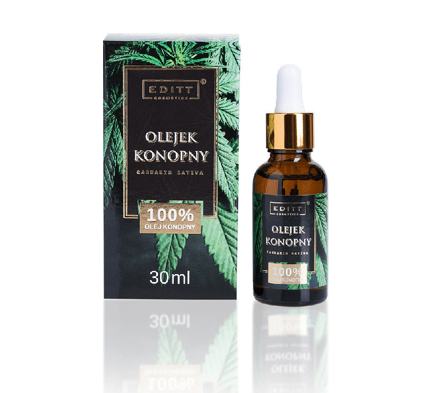 Editt Cosmetics, Olejek Konopny 100% Olej Konopny, 30ml | Sklep EMPIK.COM