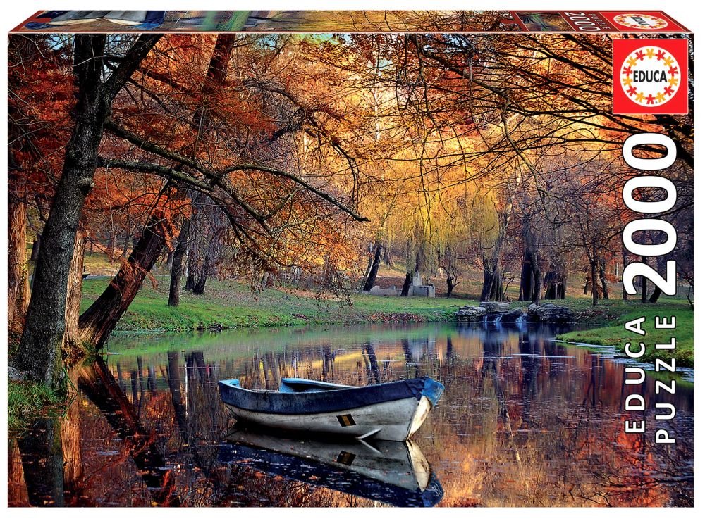Educa, puzzle, Łódka na jeziorze, 2000 el. - Educa | Sklep EMPIK.COM