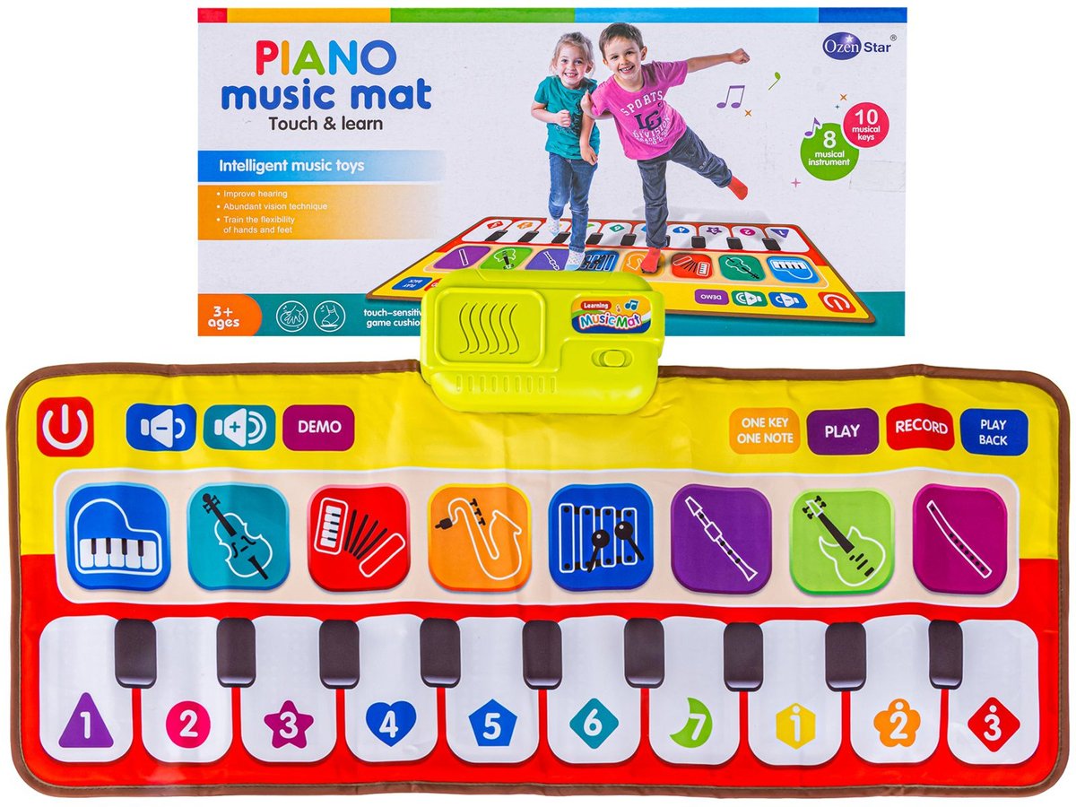 Edukacyjna, Muzyczna Mata Dla Dzieci, Pianino - Muzyka, Instrumenty ...