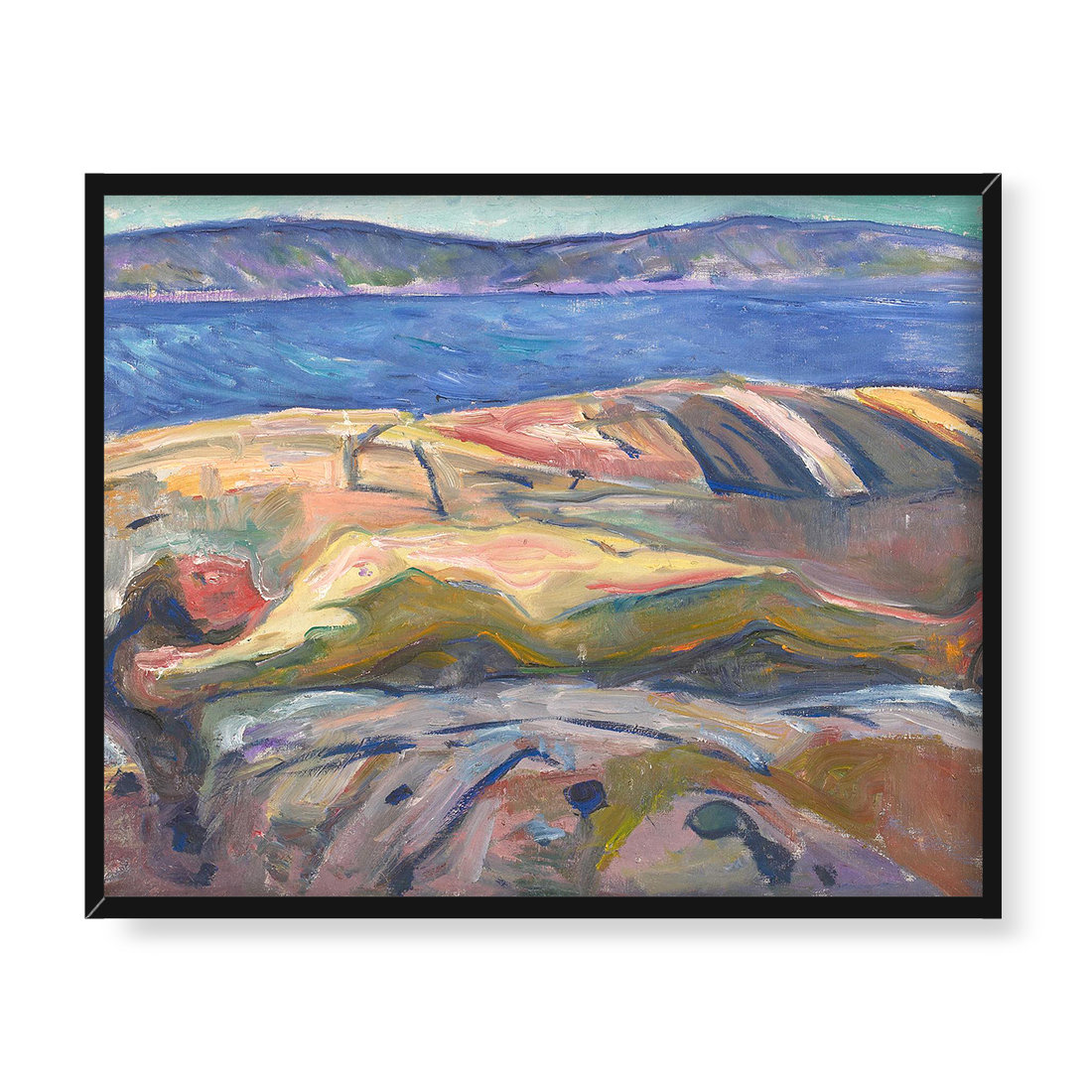 Edvard Munch Akt leżący na skałach 50×40 - ANTYKWARIAT "CZUŁA JEST NOC ...