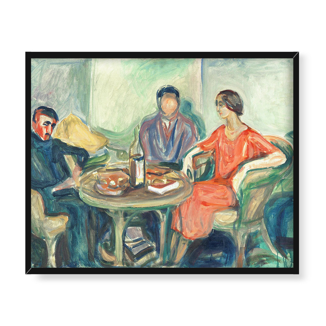 Edvard Munch Bohema Oslo 2 50×40 W RAMIE - ANTYKWARIAT "CZUŁA JEST NOC ...