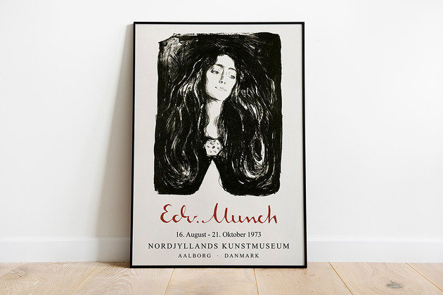 Edvard Munch - Exhibition Poster - Atram | Sklep EMPIK.COM