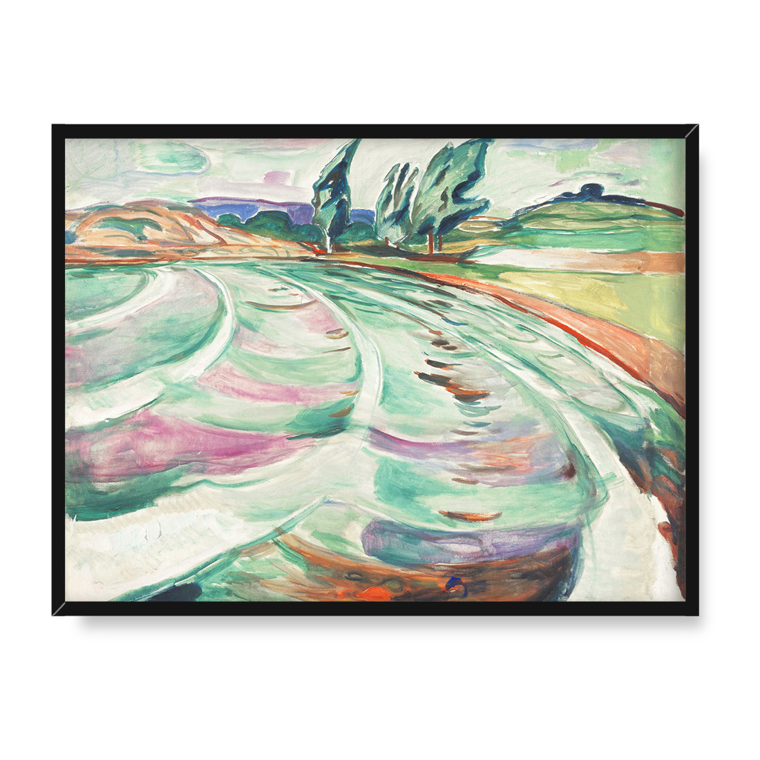 Edvard Munch Fala 40×30 - ANTYKWARIAT "CZUŁA JEST NOC" JAKUB MLECZKO ...