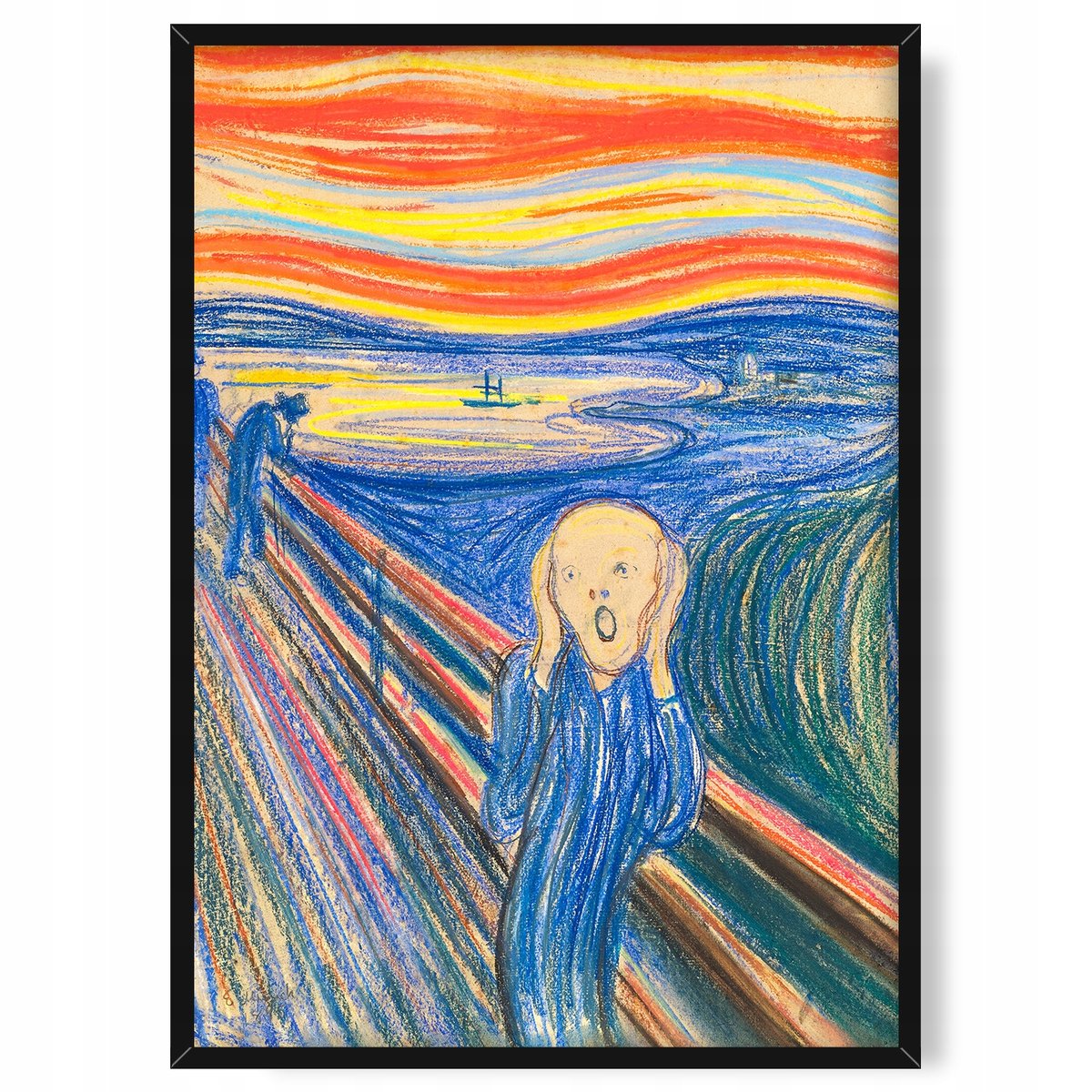 Edvard Munch Krzyk A3 - ANTYKWARIAT "CZUŁA JEST NOC" JAKUB MLECZKO ...