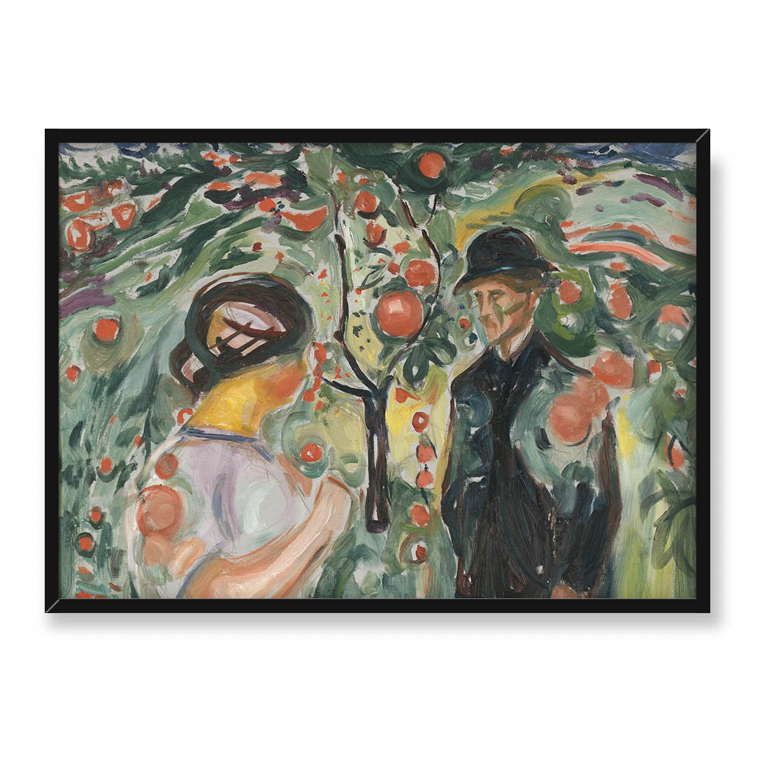 Edvard Munch Pod czerwonymi jabłkami 2 70×50 - ANTYKWARIAT "CZUŁA JEST ...