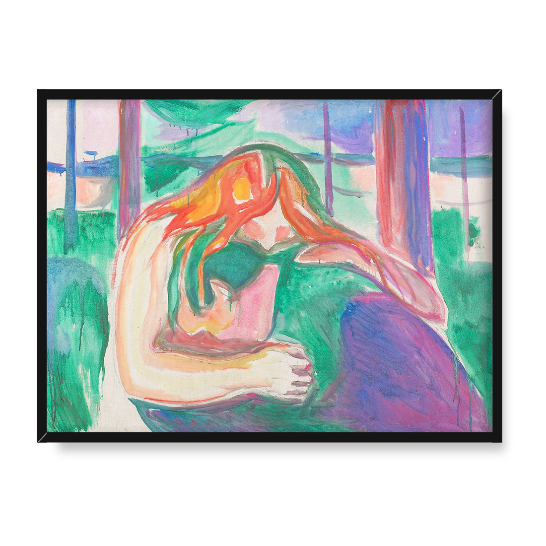 Edvard Munch Wampir 2 40×30 - ANTYKWARIAT "CZUŁA JEST NOC" JAKUB ...