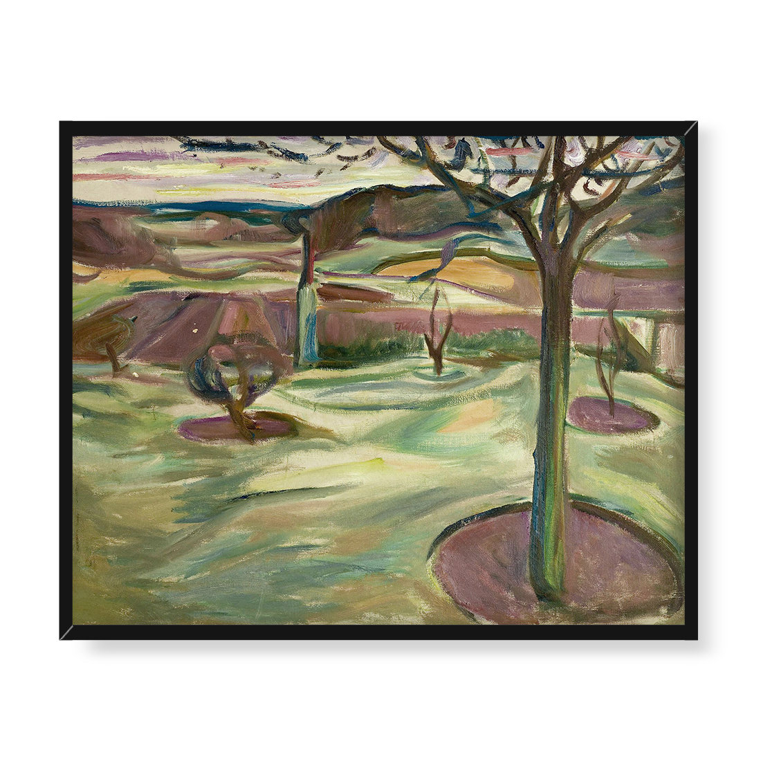 Edvard Munch Wczesna wiosna 50×40 W RAMIE - ANTYKWARIAT "CZUŁA JEST NOC ...