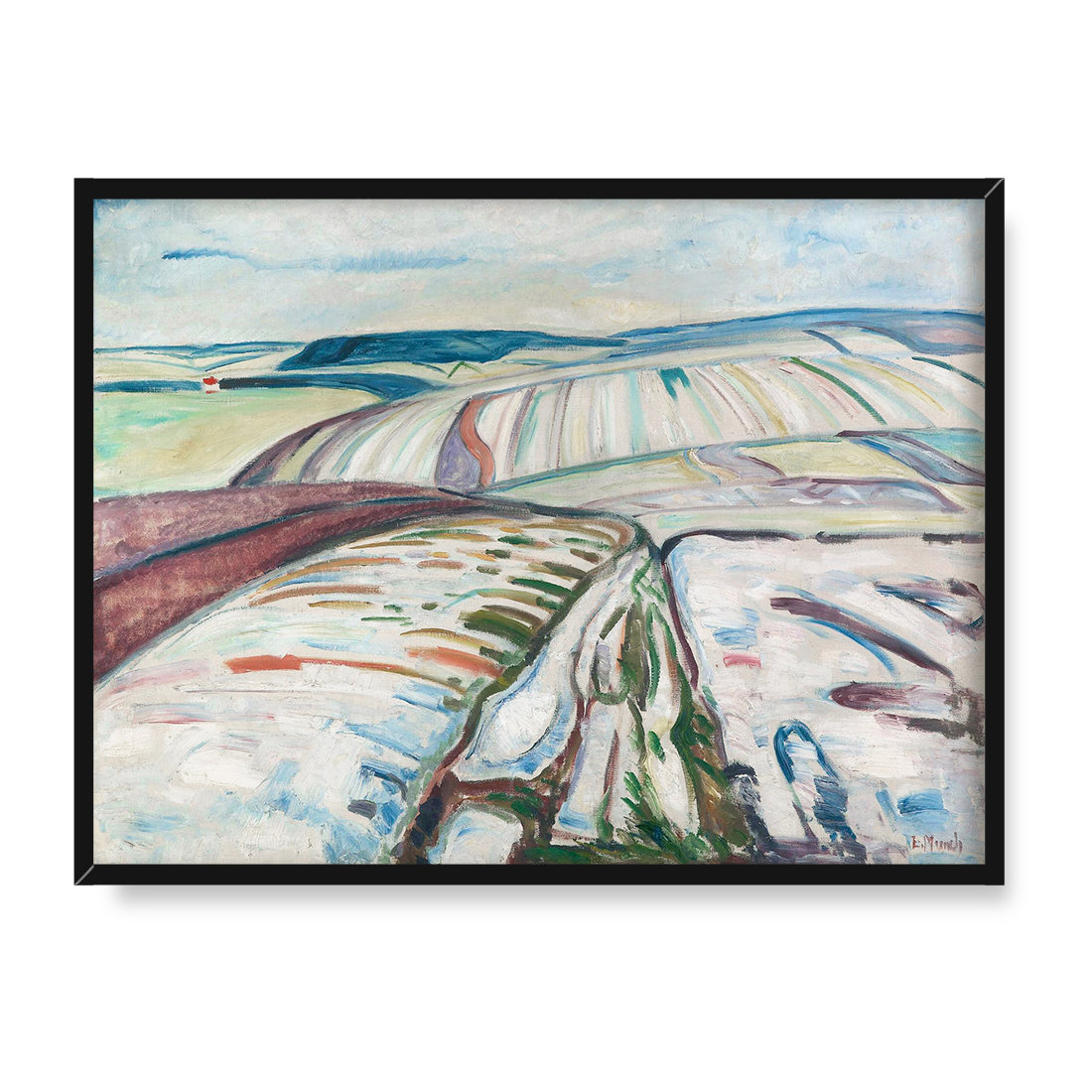 Edvard Munch Zima Elgersburg 40×30 - ANTYKWARIAT "CZUŁA JEST NOC" JAKUB ...