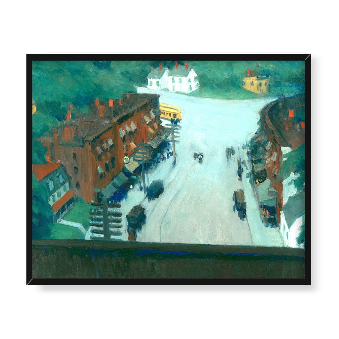 Edward Hopper Amerykańska wioska 50×40 - ANTYKWARIAT "CZUŁA JEST NOC ...