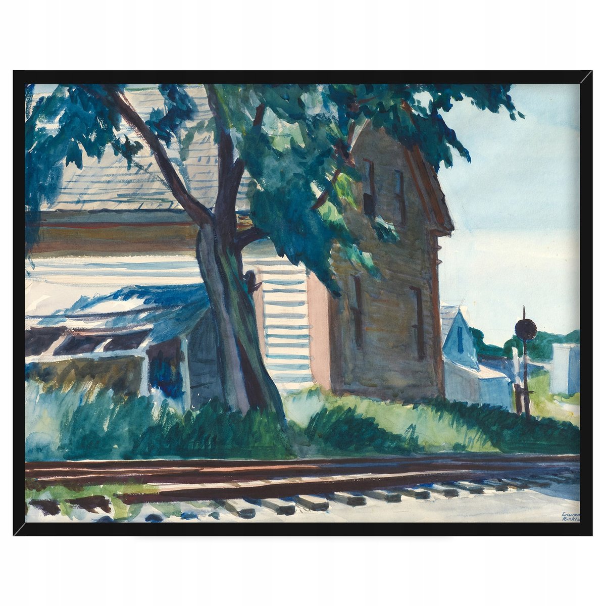Edward Hopper Tory kolejowe w Lime Rock 40x50 - Inna marka | Sklep ...