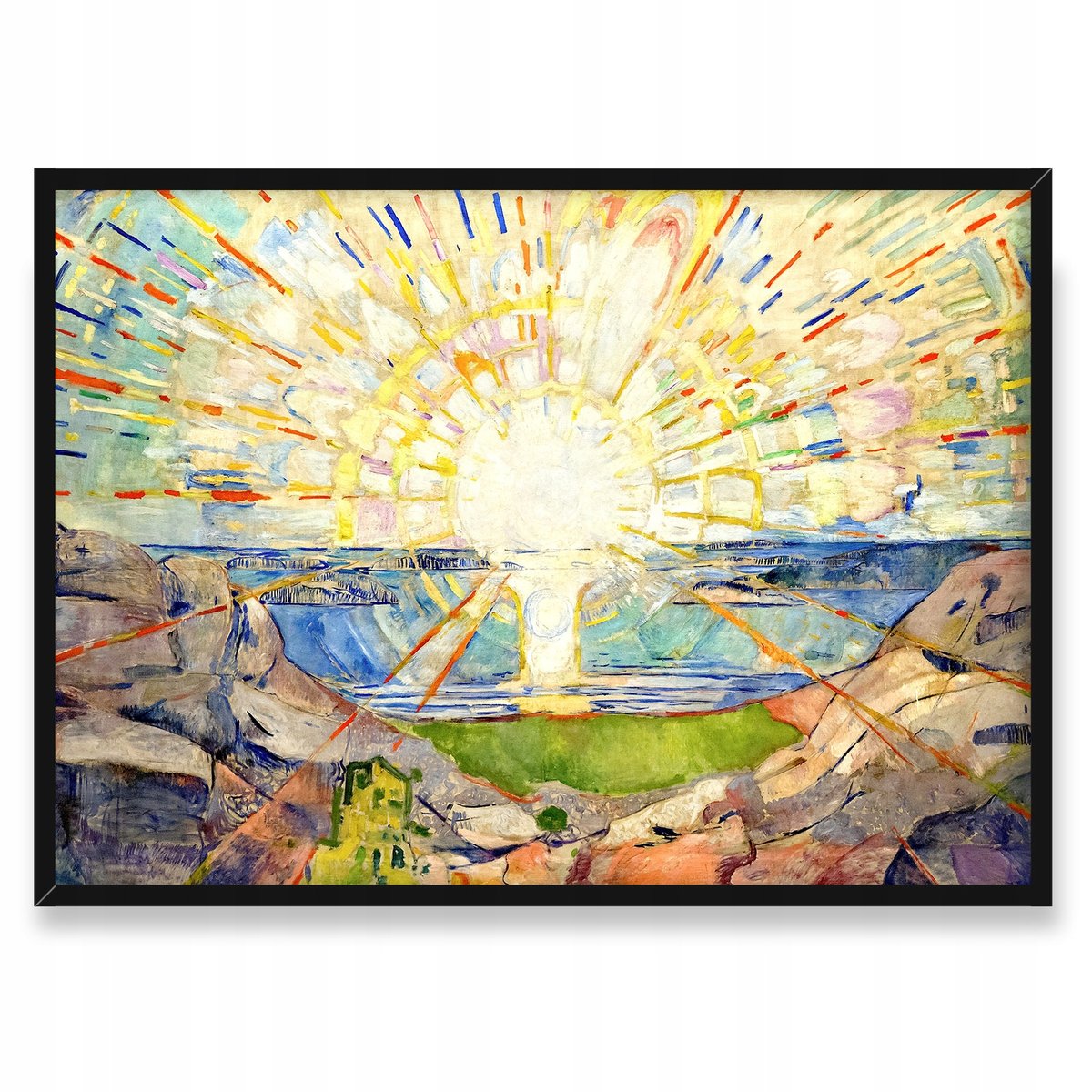 Edward Munch Słońce 50x70 - ANTYKWARIAT "CZUŁA JEST NOC" JAKUB MLECZKO ...