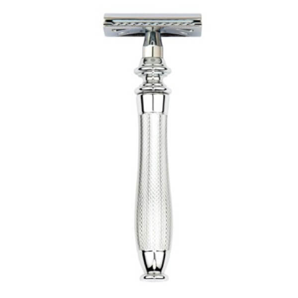 Edwin Jagger, Maszynka do golenia na żyletki Chatsworth chrom żłobienie | Sklep EMPIK.COM