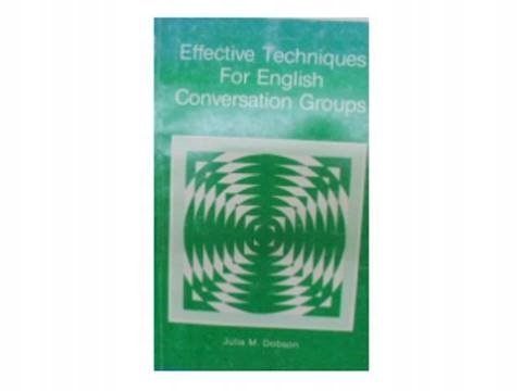 Effective techniques for english conversation Groups - J.F. Dobson ...