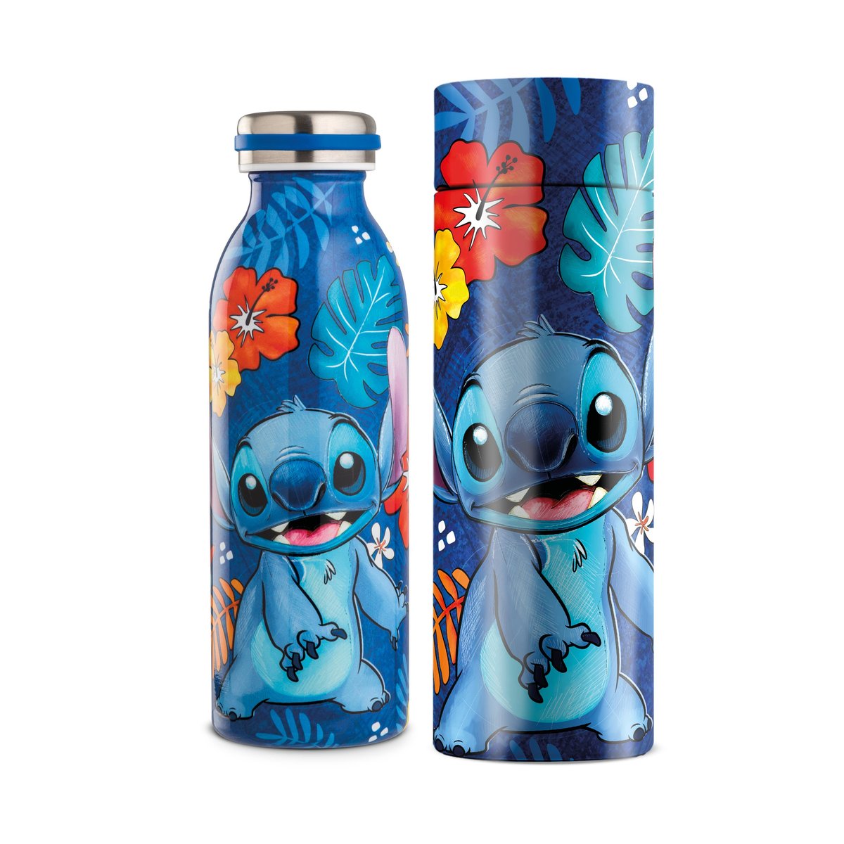 Egan, STITCH - Butelka ze stali nierdzewnej 500 ml - niebieska - Inna ...