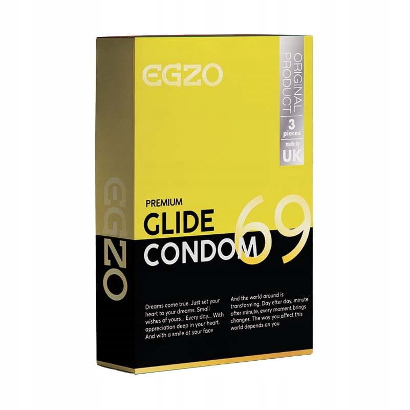 Egzo, Egzo Traditional Condom , Pprezerwatywy Glide, 3 szt. | Sklep ...