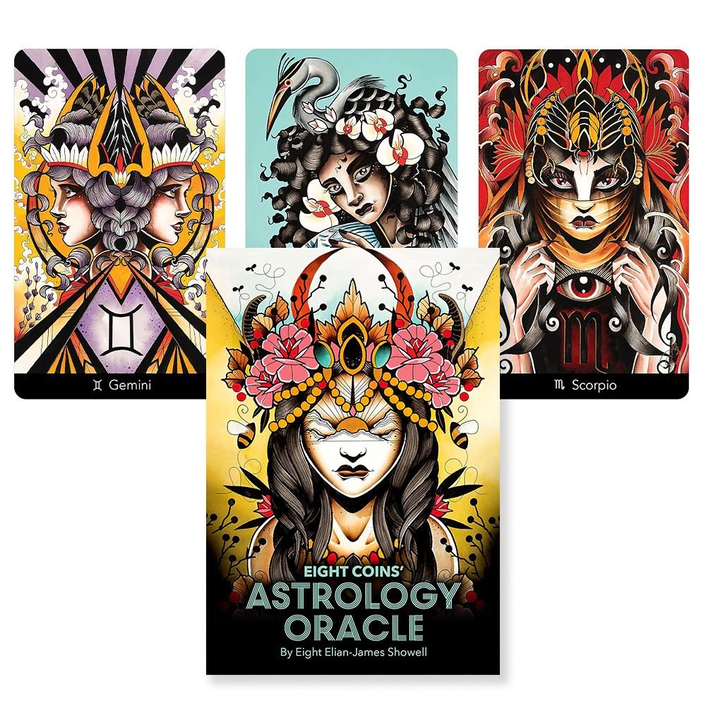 Eight Coins Astrology Oracle, karty do wróżenia - Inna marka | Sklep EMPIK.COM