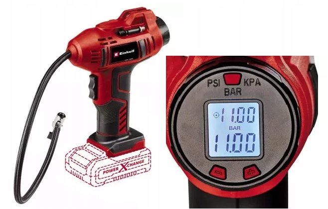 EINHELL KOMPRESOR SAMOCHODOWY AKUMULATOROWY CE-CC 18 Li-Solo 2071010 ...