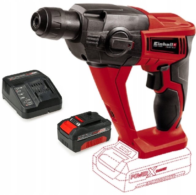 EINHELL MŁOT UDAROWY TE-HD 18 Li 4513812 ZESTAW AKUMULATOR 4,0AH - Inna ...