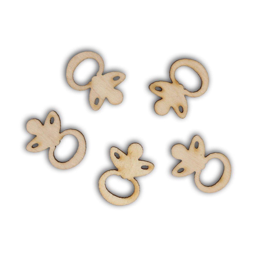 EKO-DECO, drewniany smoczek, 5 sztuk - EKO-DECO | Sklep EMPIK.COM