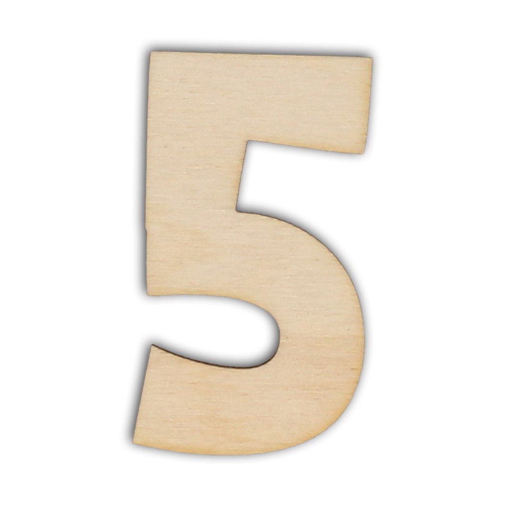 EKO-DECO, duża cyfra 5, 14 cm - EKO-DECO | Sklep EMPIK.COM