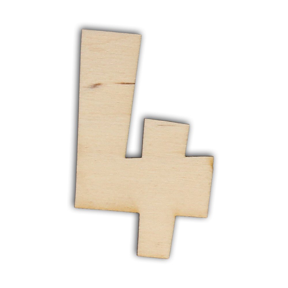 EKO-DECO, mała cyfra 4, 6 cm - EKO-DECO | Sklep EMPIK.COM
