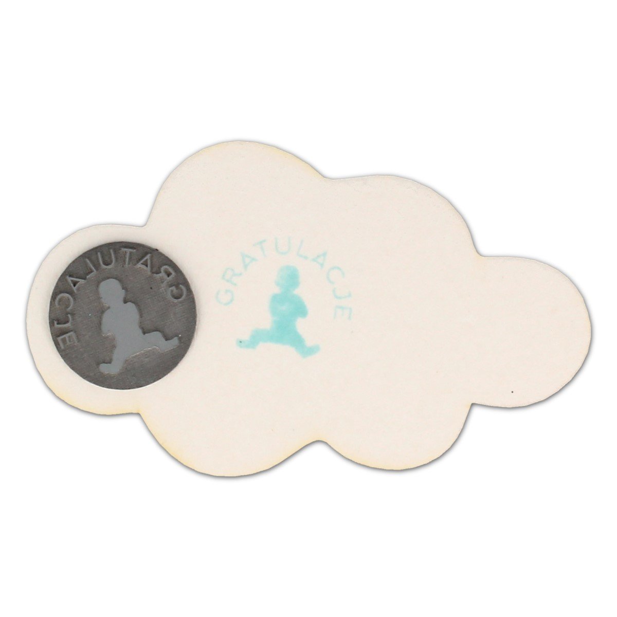 EKO-DECO, stempel, napis Gratulacje z bobasem - EKO-DECO | Sklep EMPIK.COM