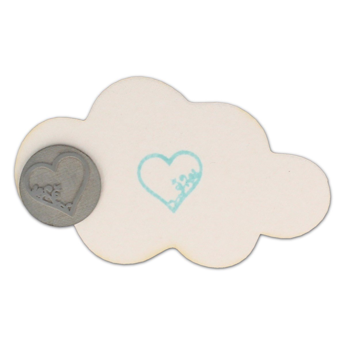 EKO-DECO, stempel, serce z ozdobą - EKO-DECO | Sklep EMPIK.COM